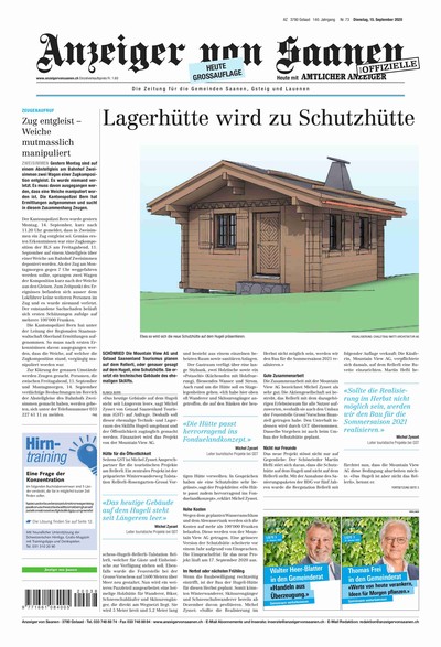 LP E-paper | Anzeiger von Saanen