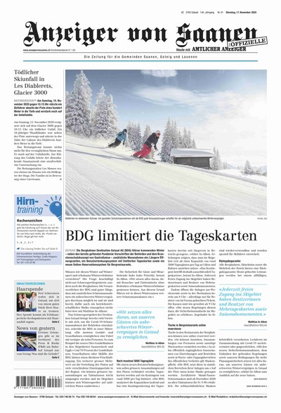 LP E-paper | Anzeiger von Saanen